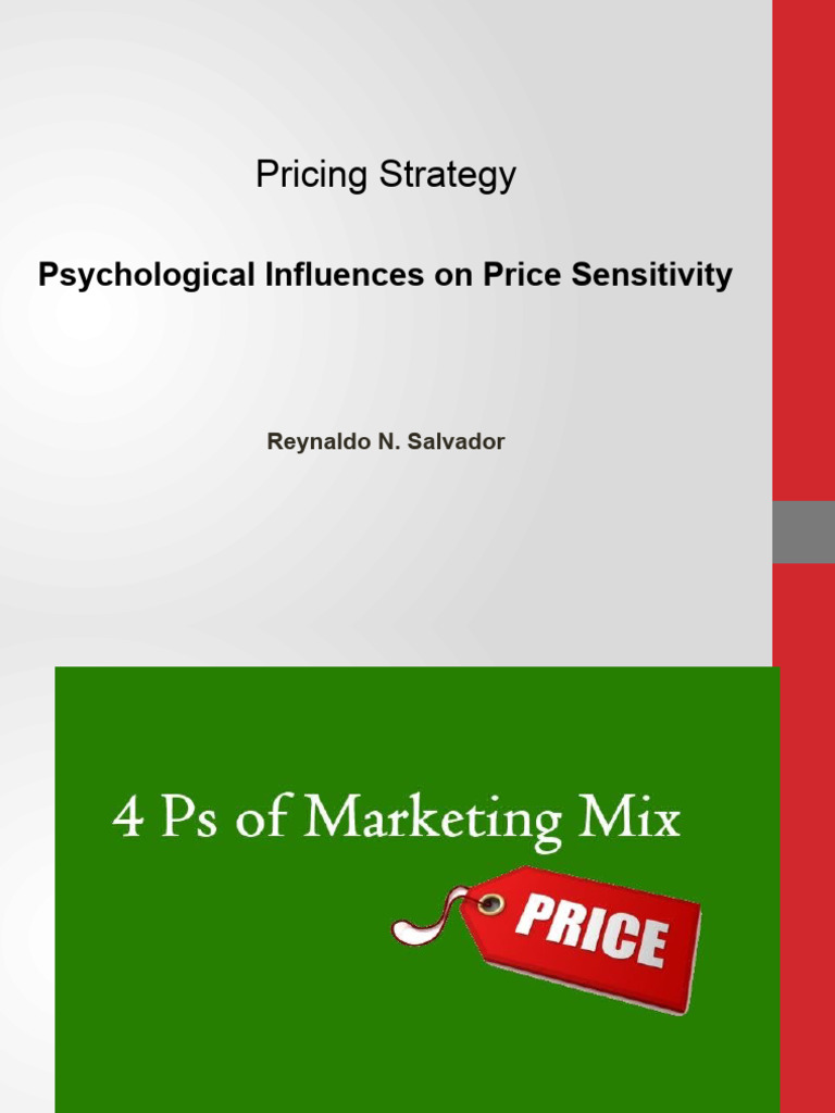 Pricing Strategy Psychological Influences Module 9 | PDF | Price ...