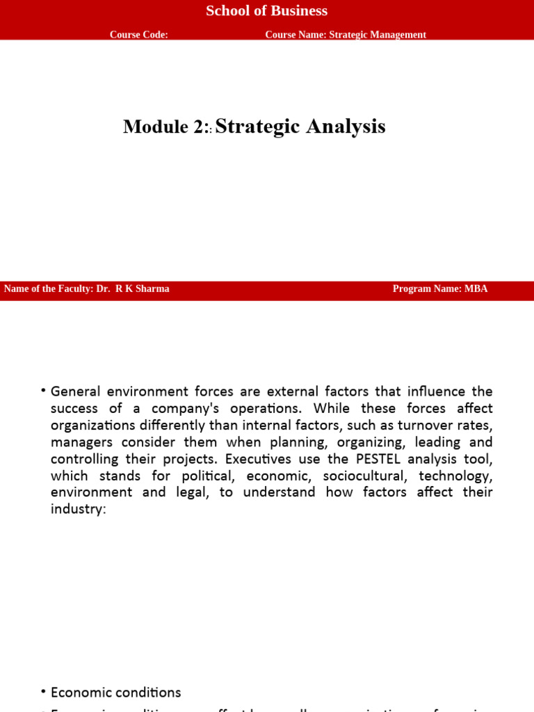 Module 2 | PDF | Strategic Management | Economies