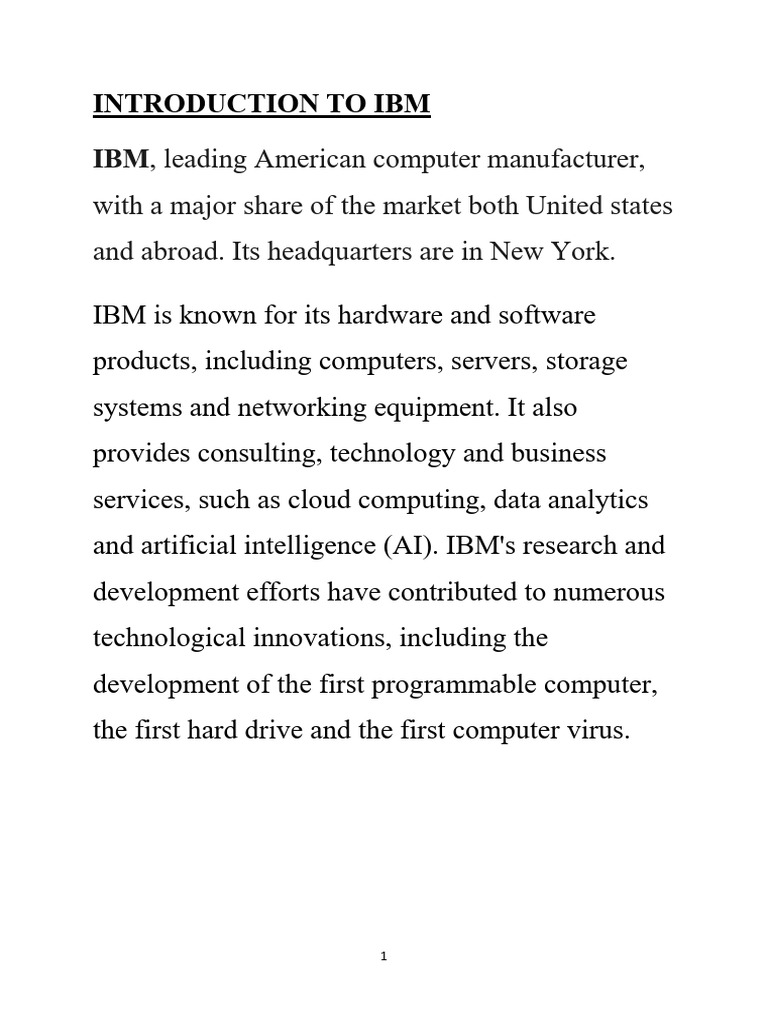 Case Stry | PDF | Ibm | Cloud Computing