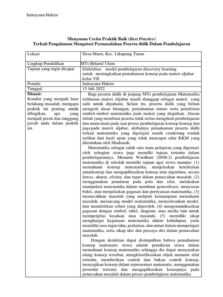 Best Practice Indra | PDF