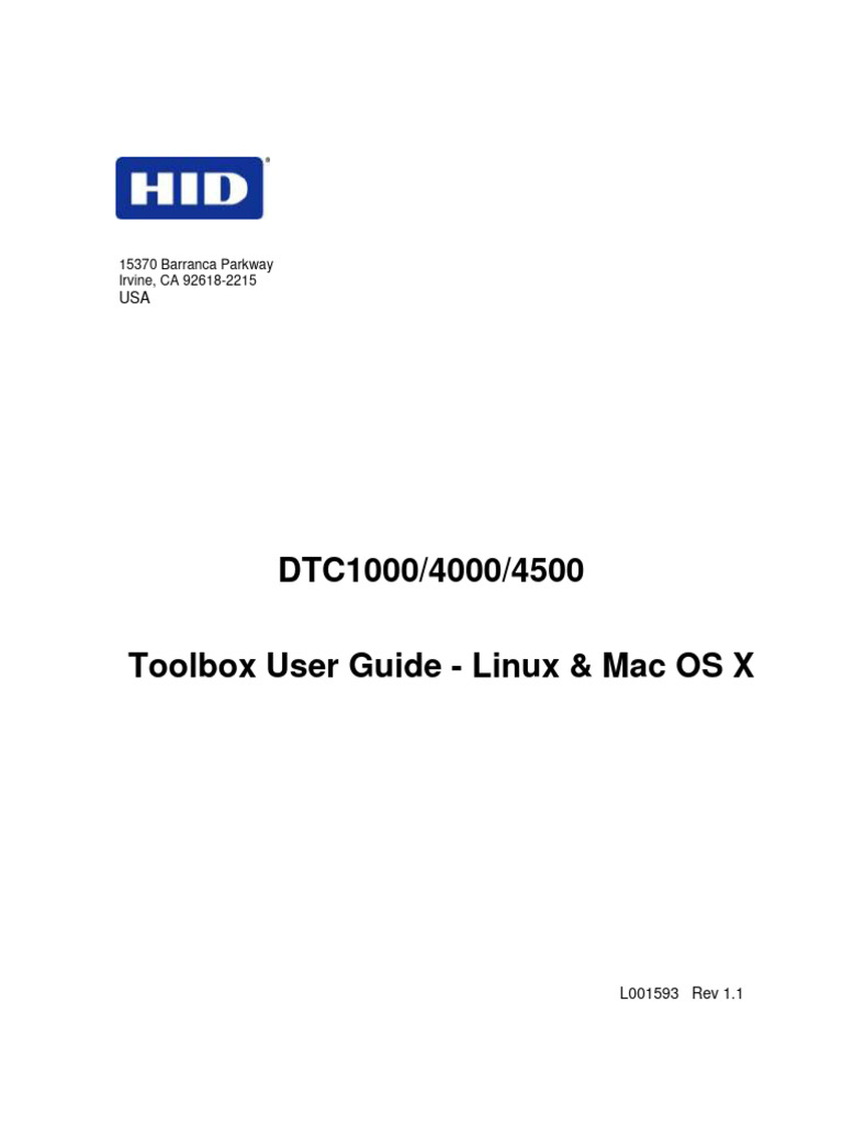 20772881-Linux Toolbox Userguide l001593 Rev1.1 | PDF | Installation (Computer Programs) | Mac Os