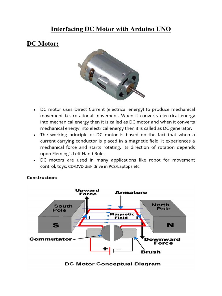 Adv - Micro. DC Motor Control With L293D Motor Driver IC and Arduino ...