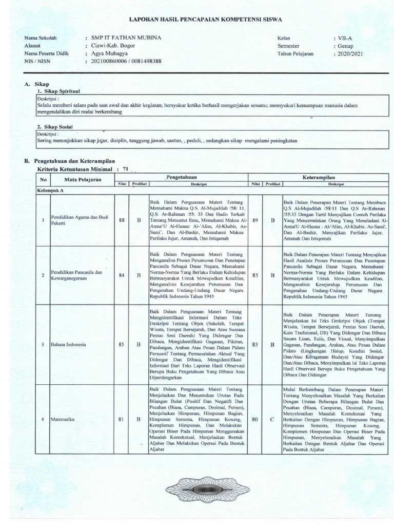 Raport Semester 2 | PDF