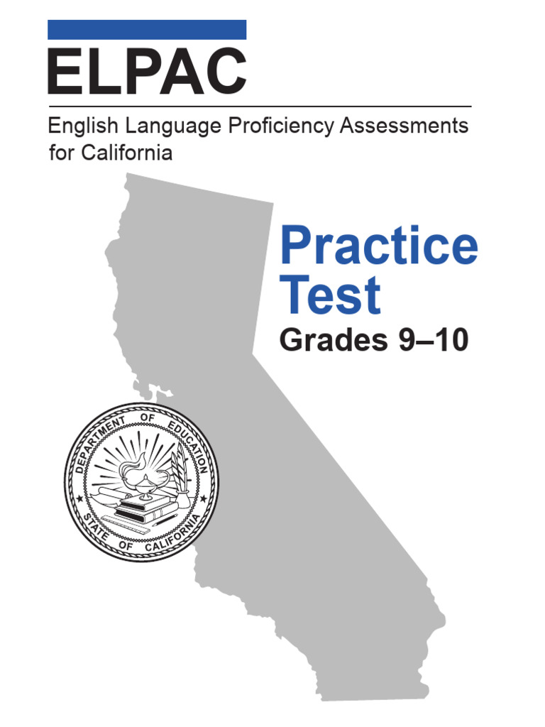 ELPAC Grades 9-10 Practice Test 2018 | PDF | Bird Migration | Adolescence