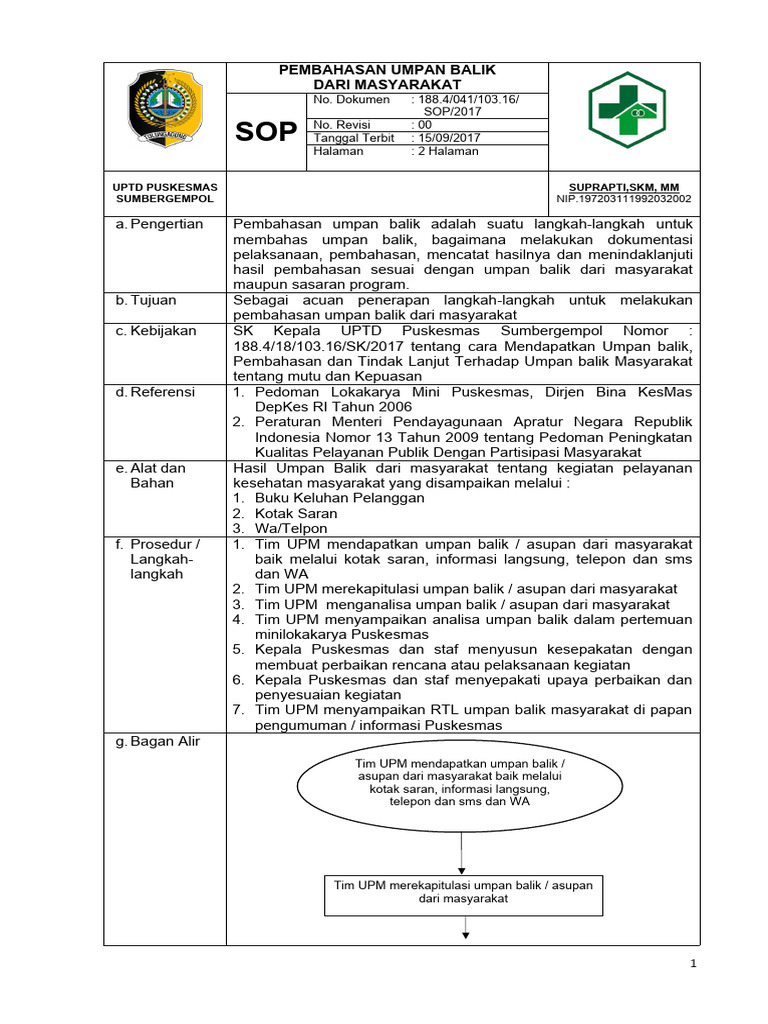 3 Sop Pembahasan Umpan Balik Ok | PDF | Bisnis | Sains & Matematika