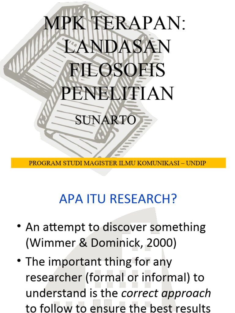 Kul1 Terapan Paradigma | PDF | Basic Research | Sociology