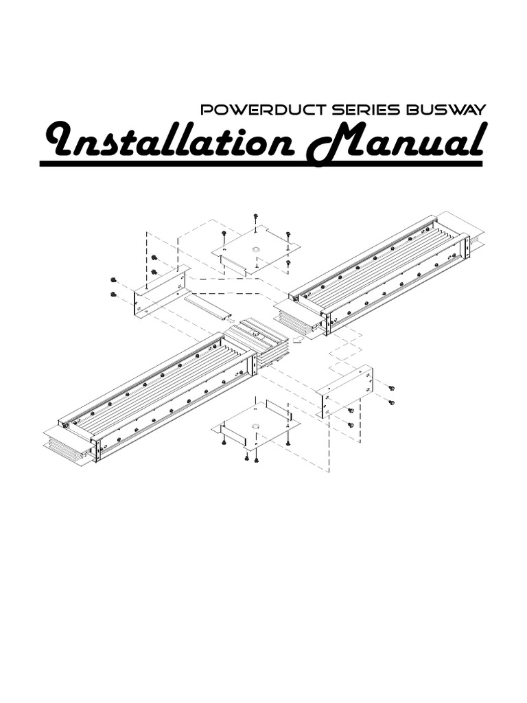 Powerduct Installation Manual | PDF | Screw | Manufactured Goods