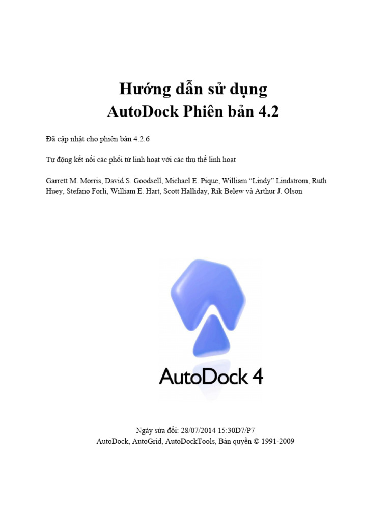 AutoDock4.2.6 UserGuide-vnese | PDF