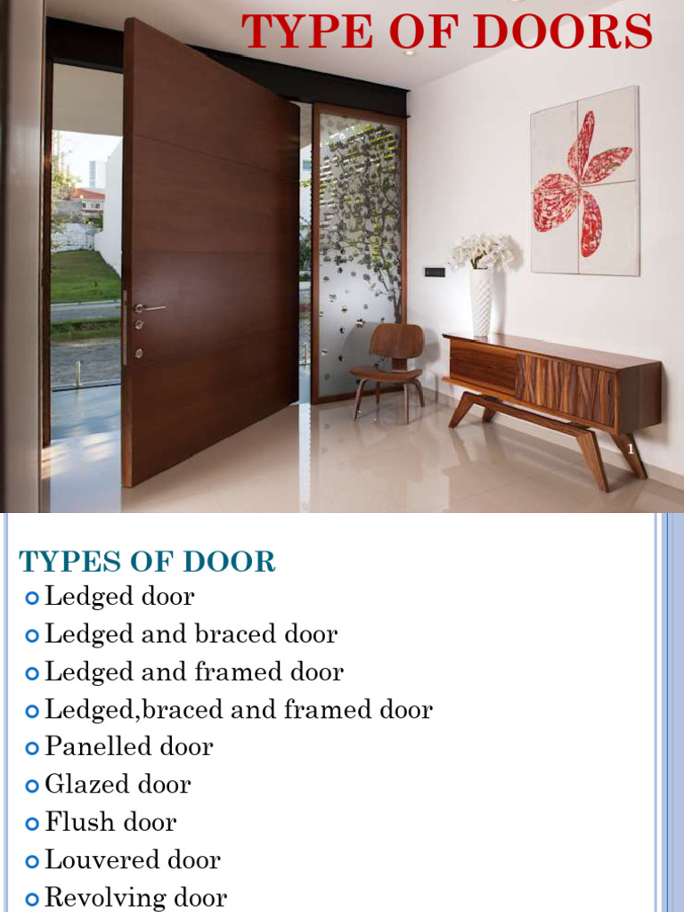 5types of Doors | PDF | Door | Window