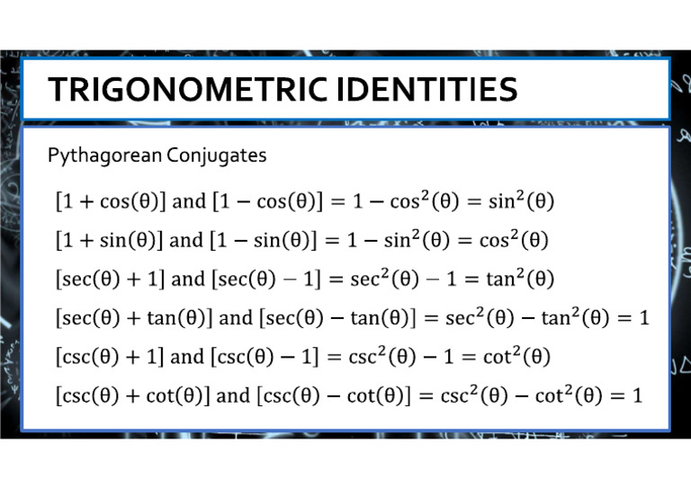 Pythagorean Conjugate | PDF