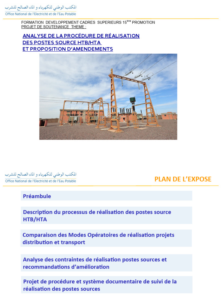 Présentation Postes Sources | PDF | Génie géotechnique | Ingénierie civile