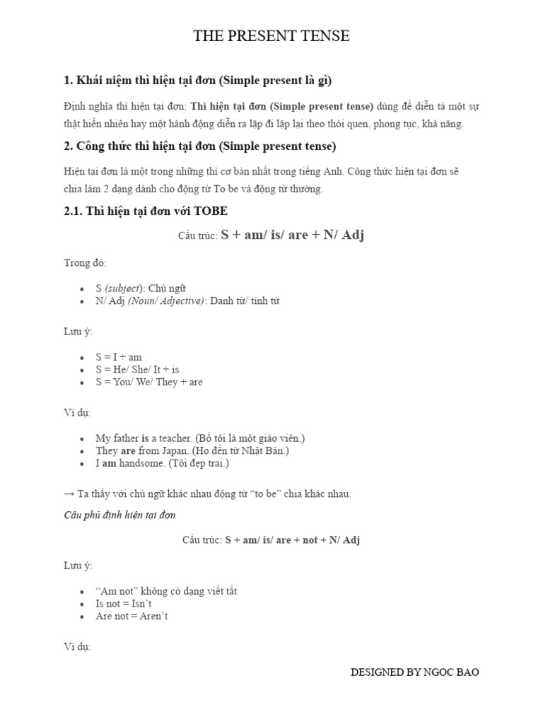 Simple Present | PDF