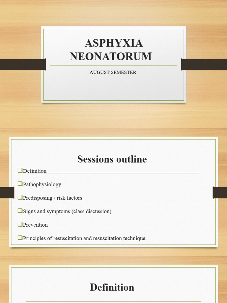 Managing Birth Asphyxia August 2022 | PDF | Science & Mathematics