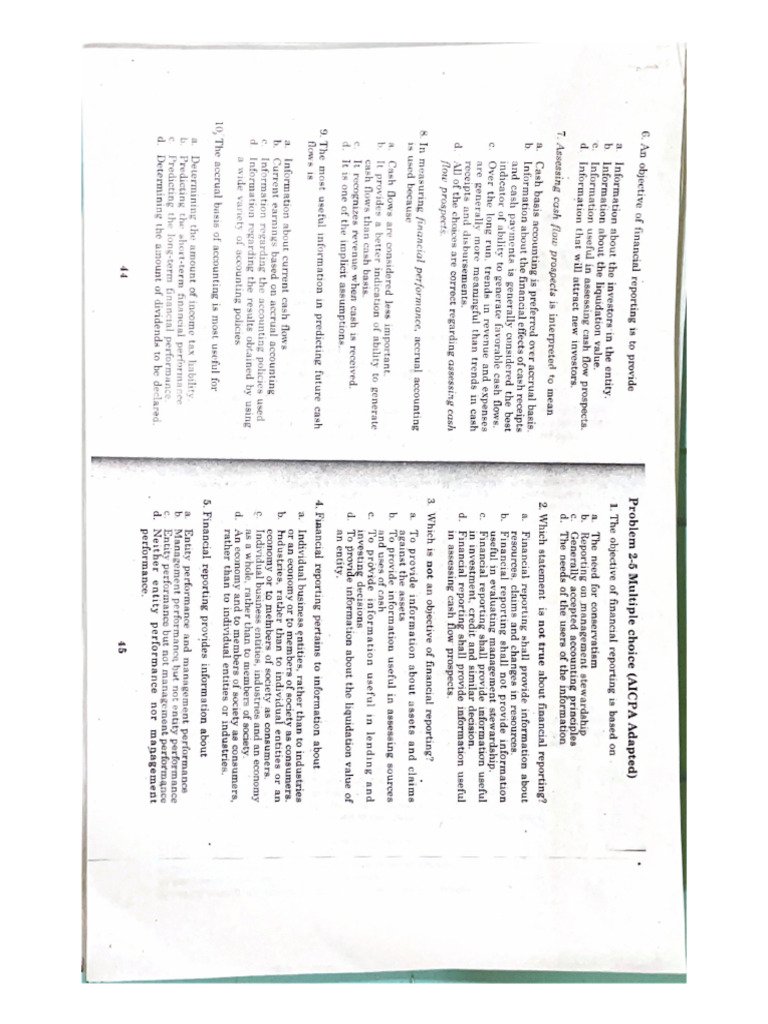An Objective of Financial Reporting Is To Provide | PDF