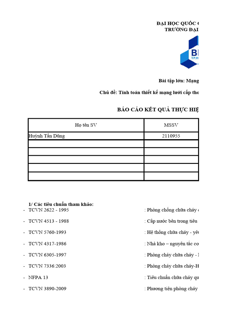 BTL M NG Lư I Chính TH C | PDF