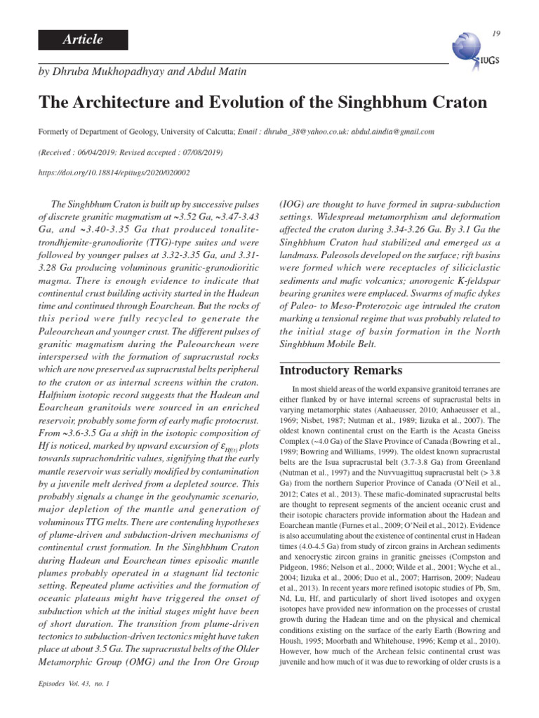 Iugs043 01 03 | PDF | Granite | Magma