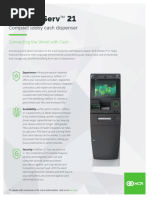 NCR SelfServ 27 Datasheet | PDF | Automated Teller Machine | Manufactured Goods