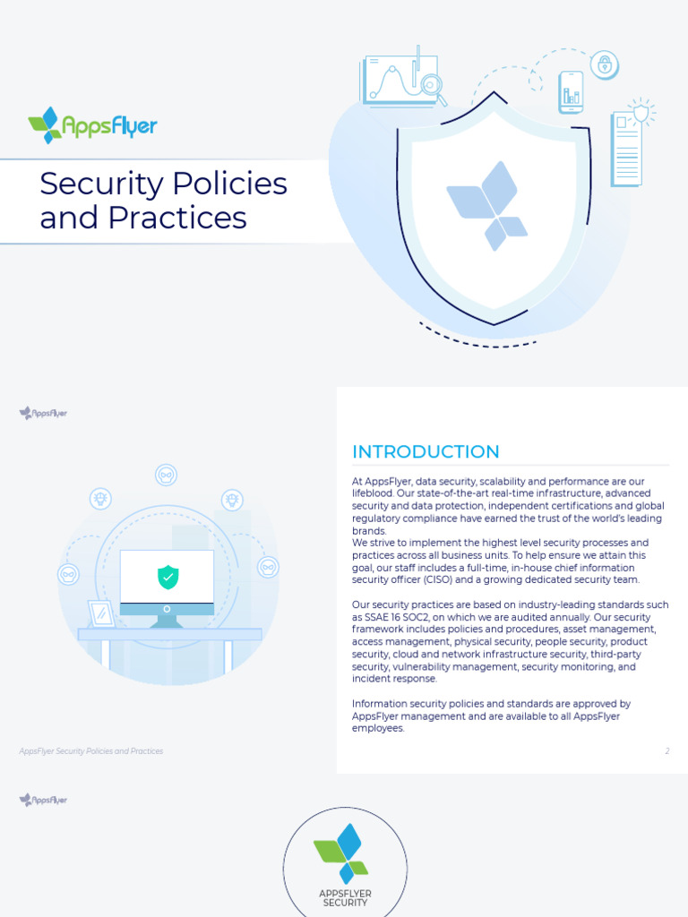 AppsFlyer Security Practices Guide | PDF | Security | Computer Security