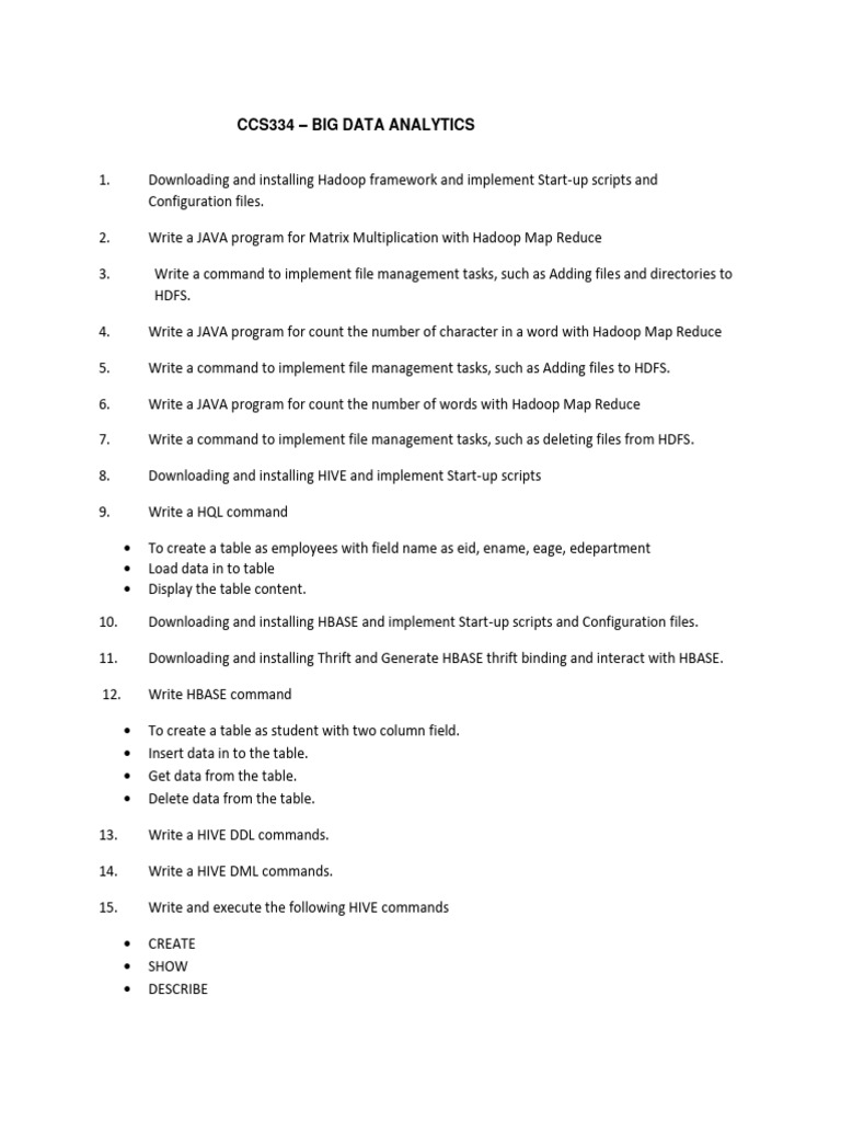 Big Data Analytics Guide | PDF | Computers