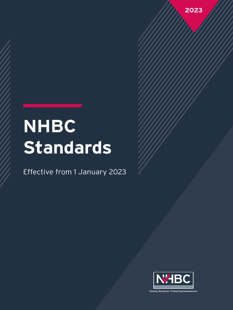 NHBC Standards 2023 Overview | PDF | Concrete | Roof