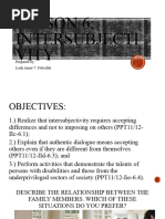 IPHP Module 6 INTERSUBJECTIVITY 2 | PDF | Learning | Emotions