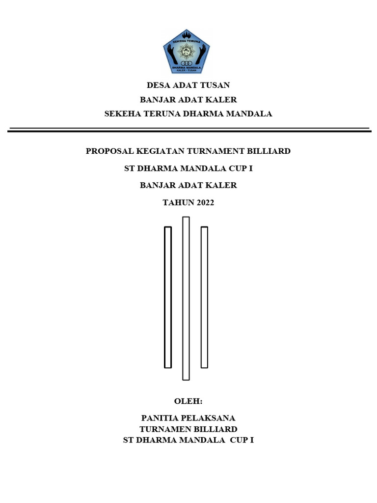 Proposal STDM Cup I | PDF
