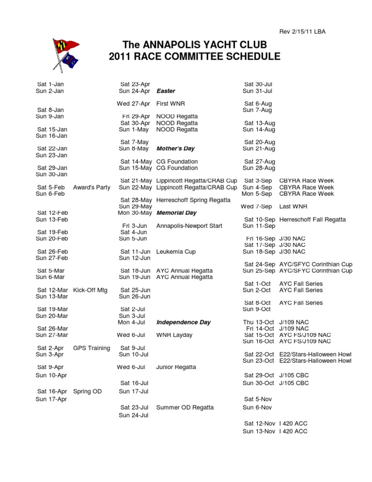11 RC Schedule | PDF | Social Science