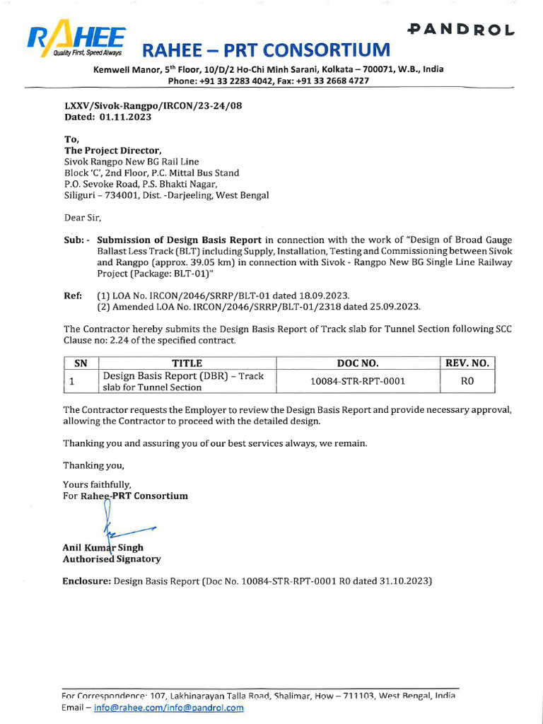 Design Basis Report BLT | PDF
