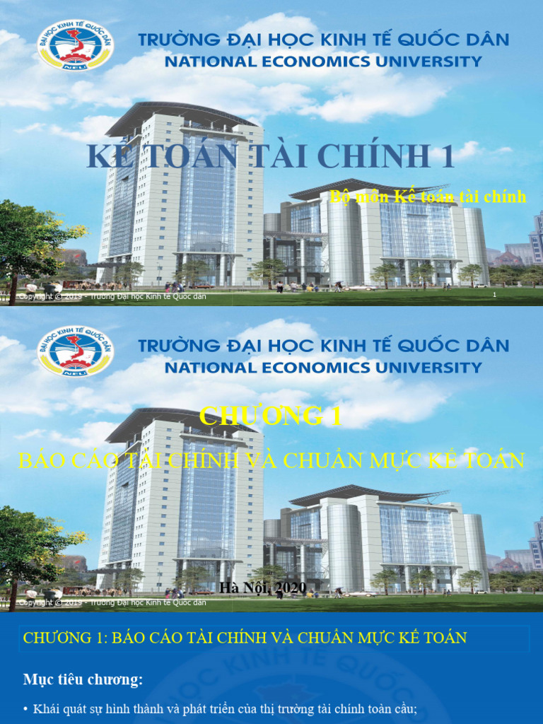 Slides Chương 1 - BCTC Và CMKT - Checked | PDF