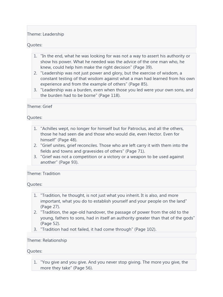 Ransom Theme Chart | PDF | Hector