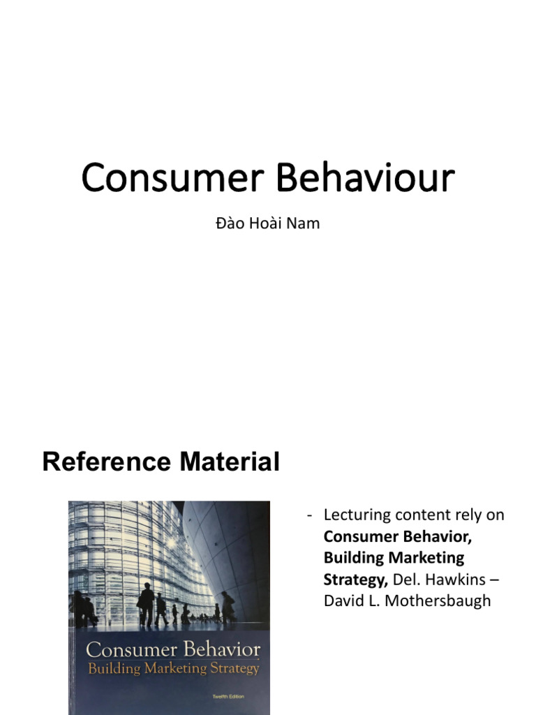 Behaviour-Phan 1 Decision Process | PDF