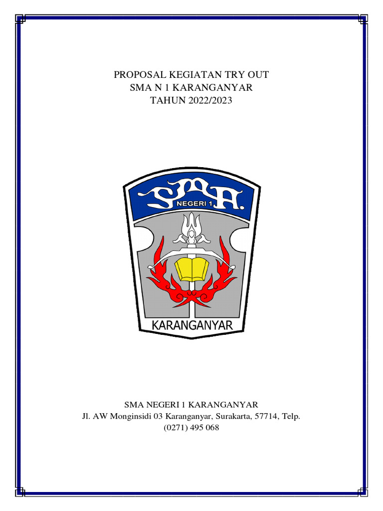 Proposal Tora 2023 Bismillah Fix | PDF