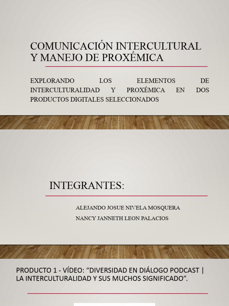 Comunicación Intercultural y Manejo de Proxémica | PDF | Interculturalidad
