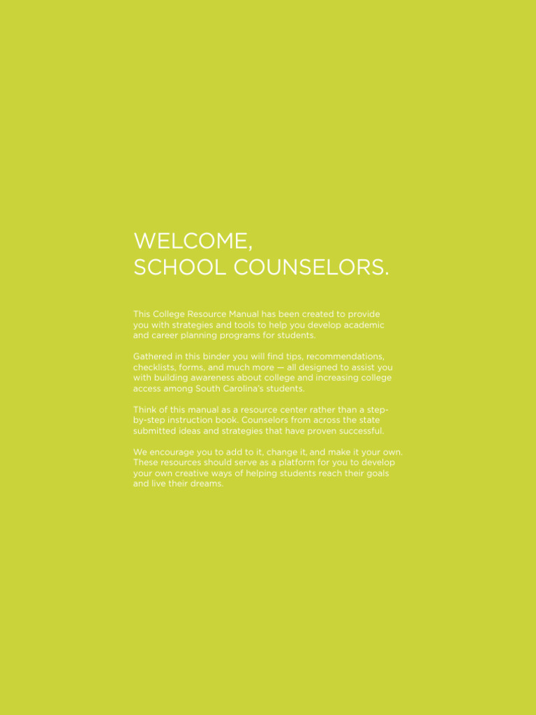 Sccan Resourcemanual Allpages Update V2 Pdf School Counselor