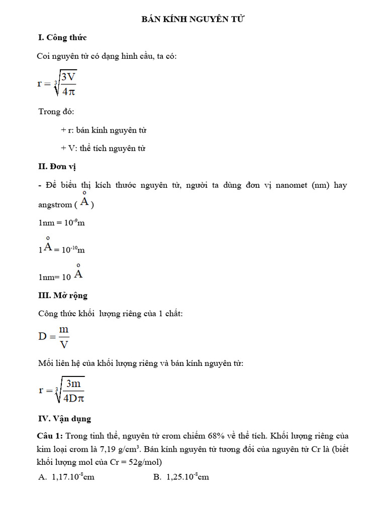 Bán Kính Nguyên T | PDF