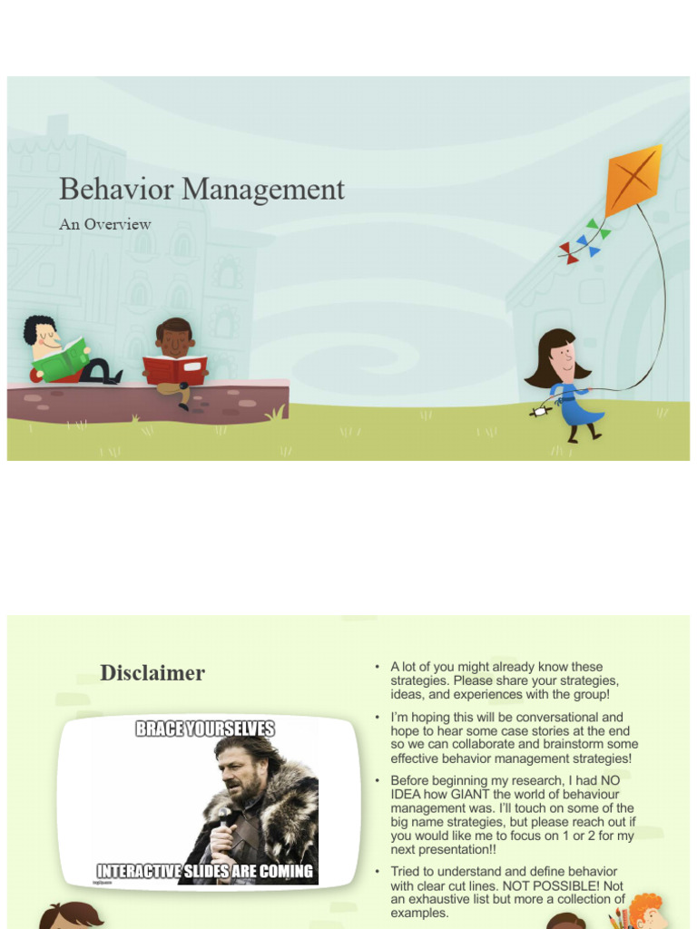 Effective Behavior Management Strategies | PDF | Reinforcement ...