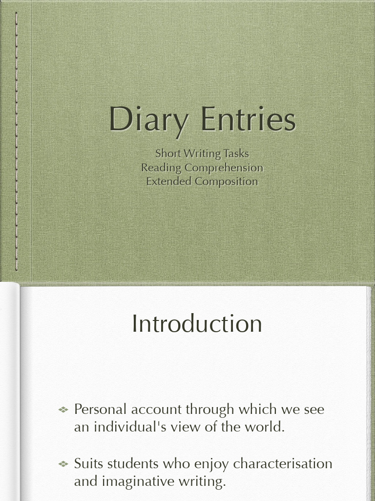 Diary Entries | PDF