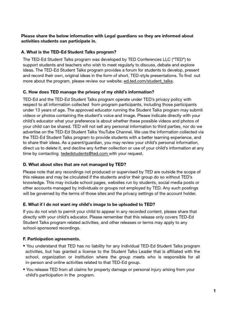 ST Program Info For Parents 23 | PDF | Public Sphere | World Wide Web