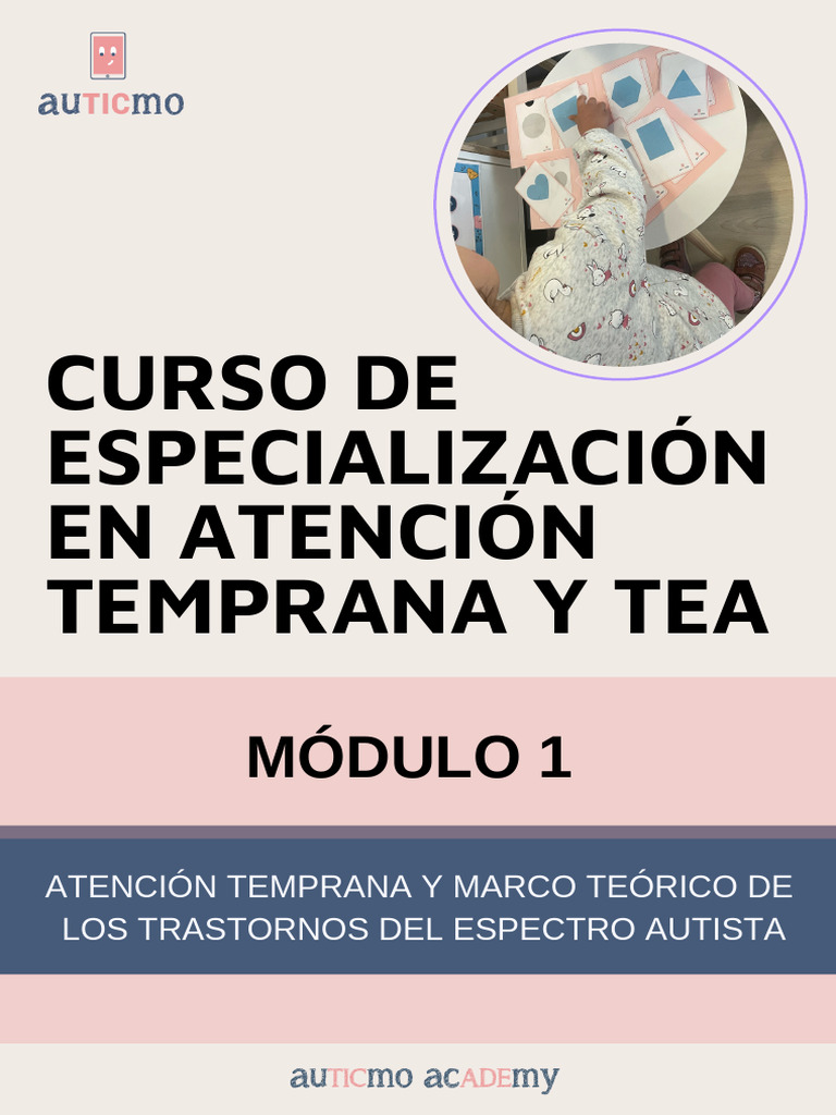 TEMARIO MO DULO 1 Curso Online Atencio N Temprana y TEA | PDF | Espectro autista | Manual ...