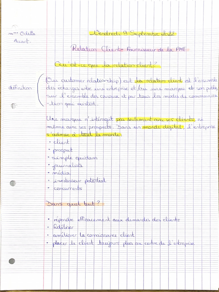 GRCF Chapitre 1 - Organiser La Prospection Et Prospecter | PDF