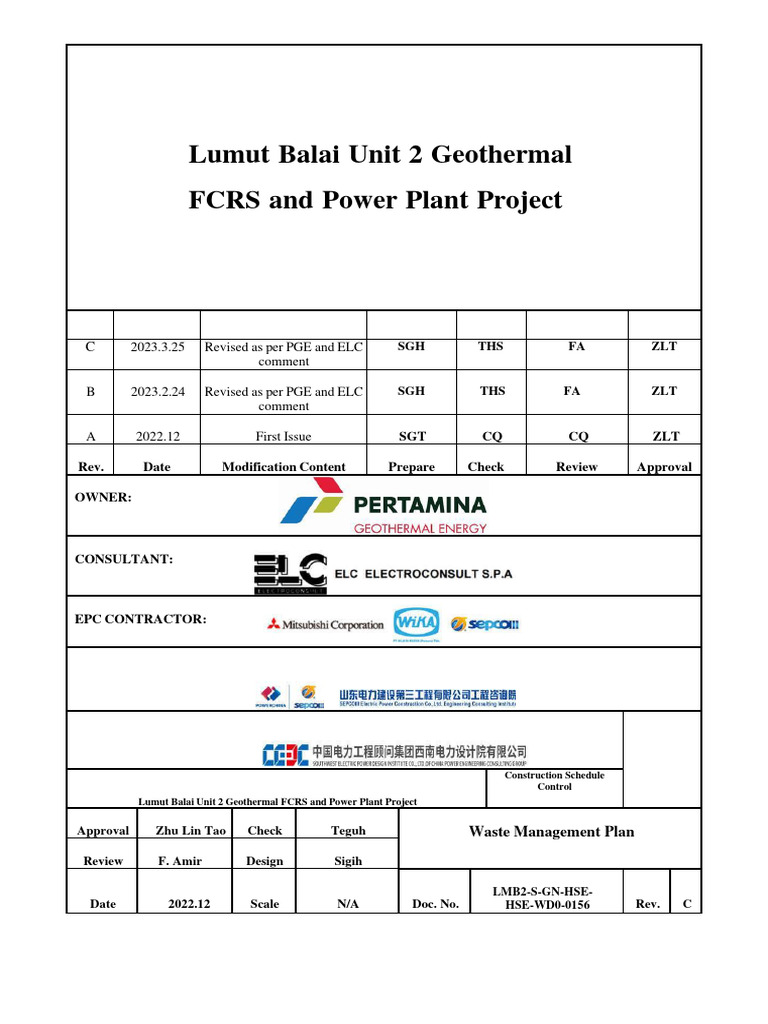 02 Waste Management Plan | PDF | Waste | Waste Management