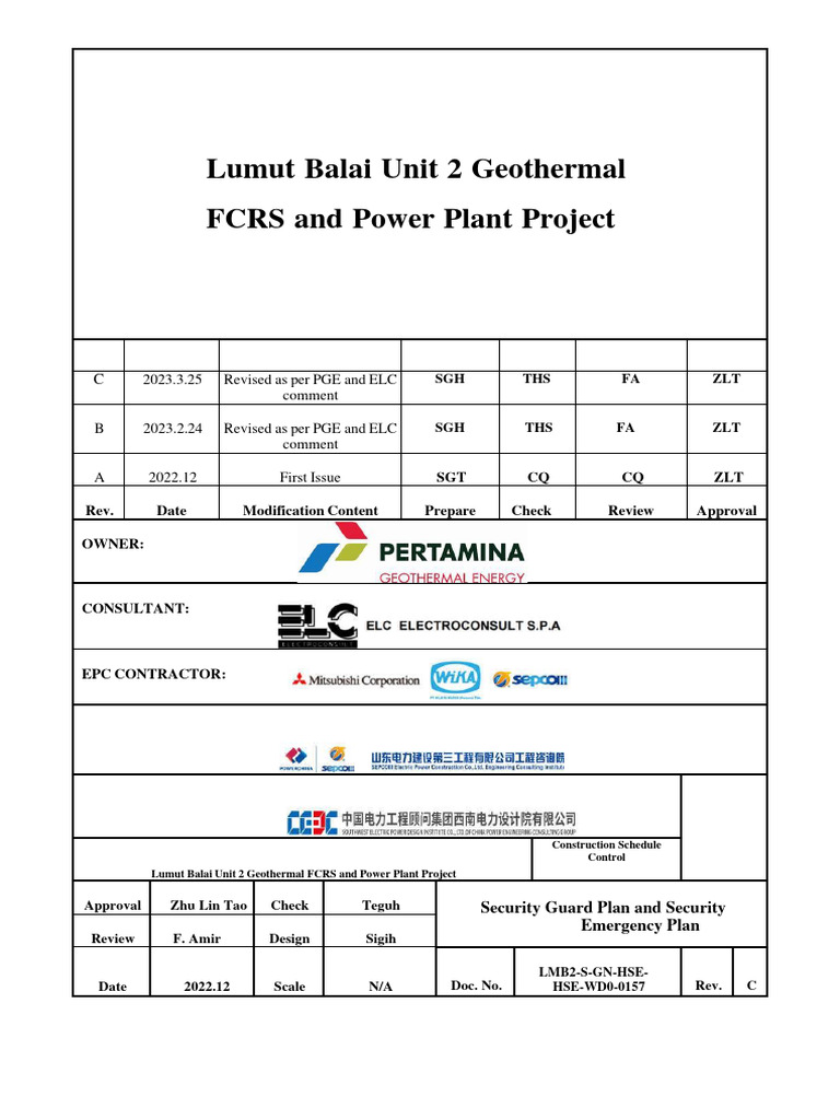Lumut Balai Unit 2 Security Plan | PDF | Robbery | Crime Scene