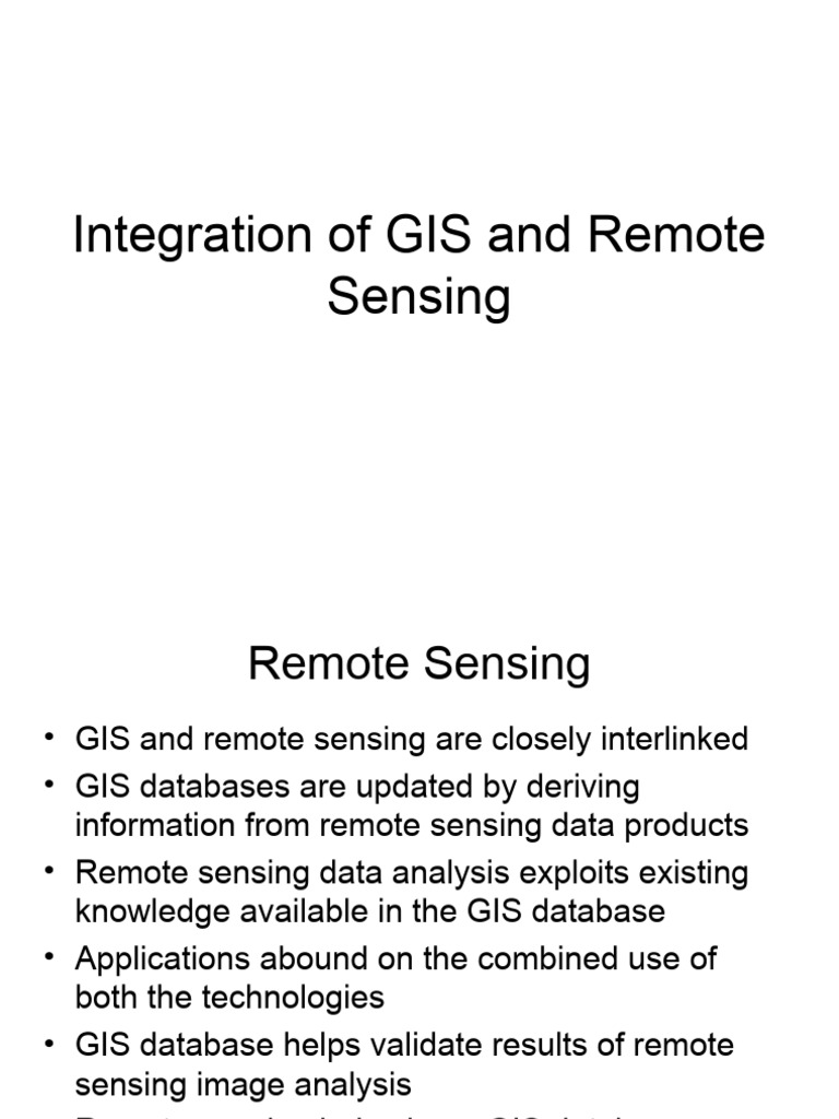 RS Gis Qip | PDF | Geographic Information System | Remote Sensing