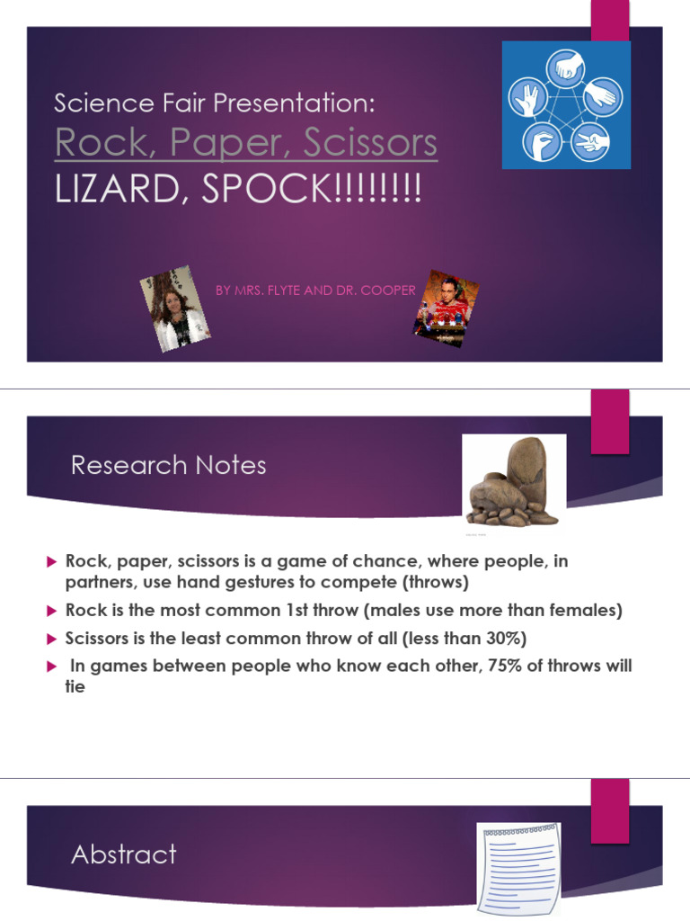 Science Fair PPT Example | PDF | Probability | Data