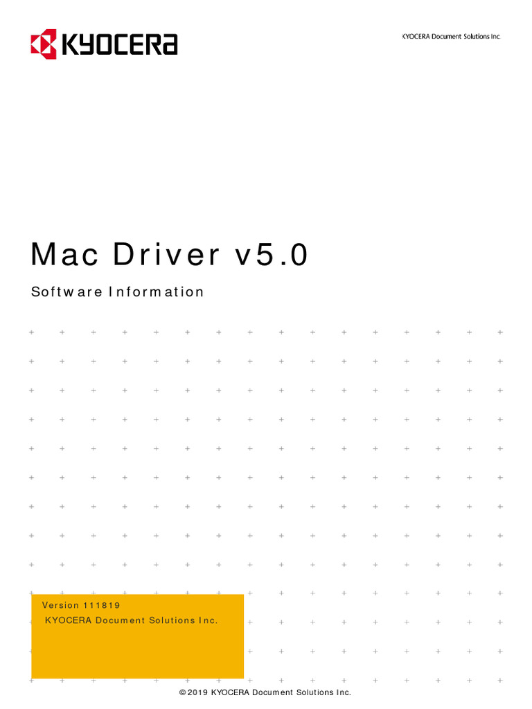 Mac Driver v5.0 Features & Models | PDF | Operating System | Software ...