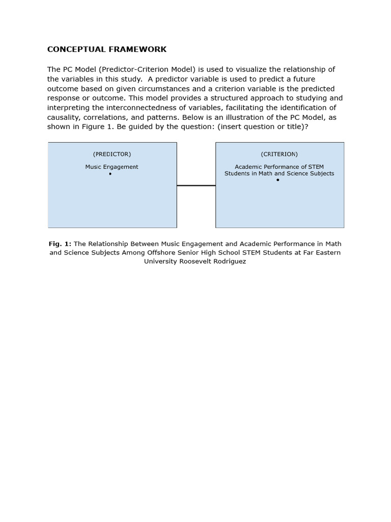 Conceptual Framework Sample | PDF | Computers | Teaching Methods ...