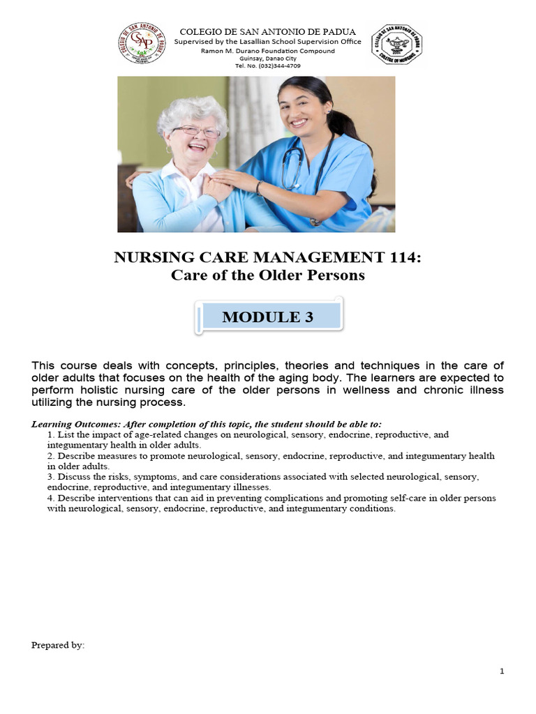 NCM 114 Module 3 | PDF | Cataract | Stroke