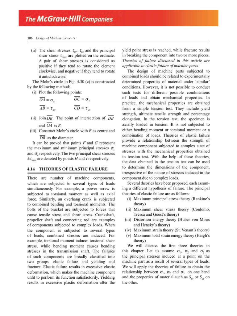 Theory of Failure | PDF | Strength Of Materials | Stress (Mechanics)