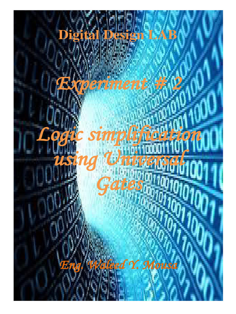 Lab2 - Logic Simplification Using Universal Gates | PDF | Logic Gate ...