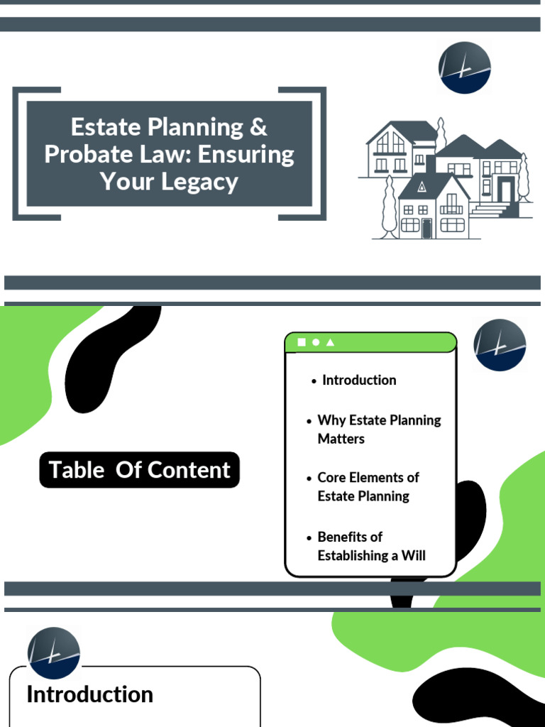 Estate Planning & Probate Law Ensuring Your Legacy | PDF | Law
